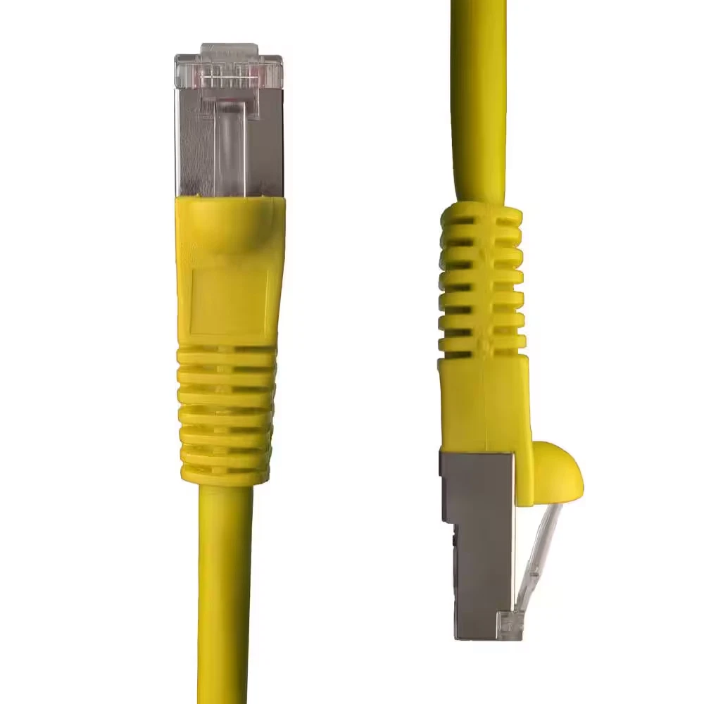 3 Ft. Cat5E Snagless Shielded (STP) Network Patch Cable, Yellow ...