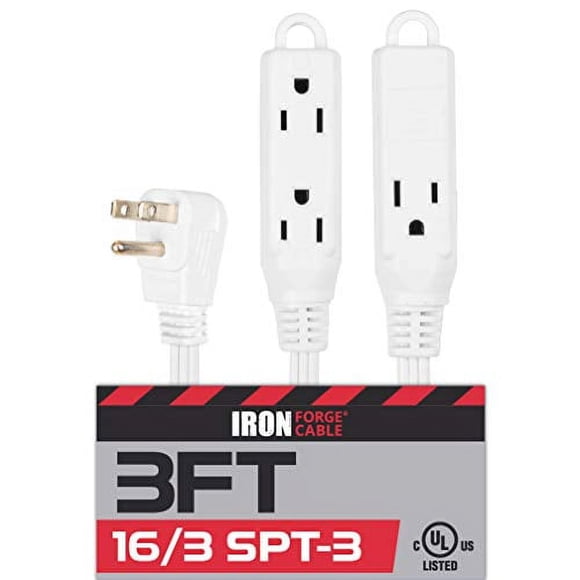 Flat Plug Extension Cords in Extension Cords by Prongs - Walmart.com
