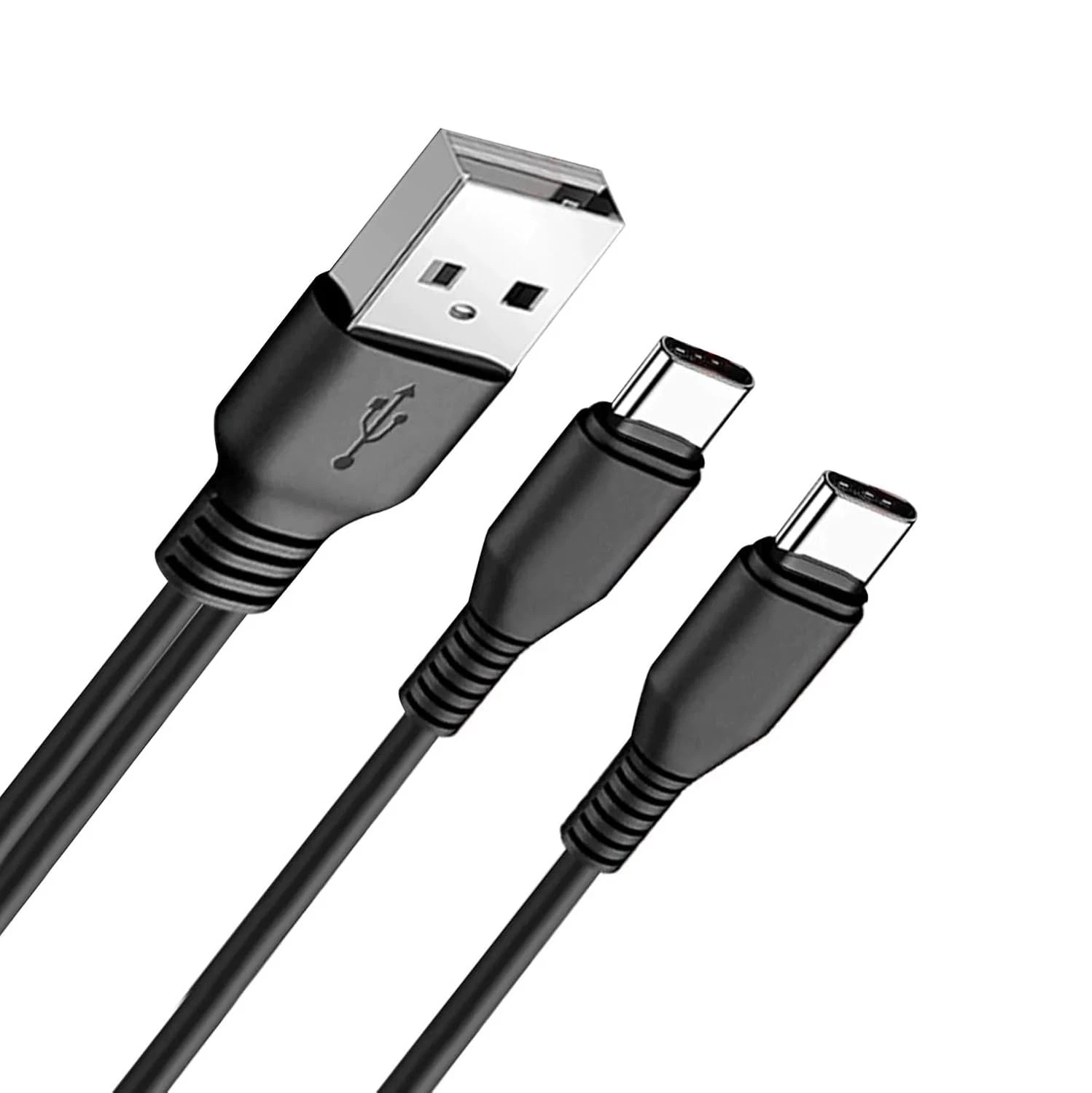 (3 Ft) Usb C And C Splitter Cable 2 In 1 Type A To C Charging Cord ...