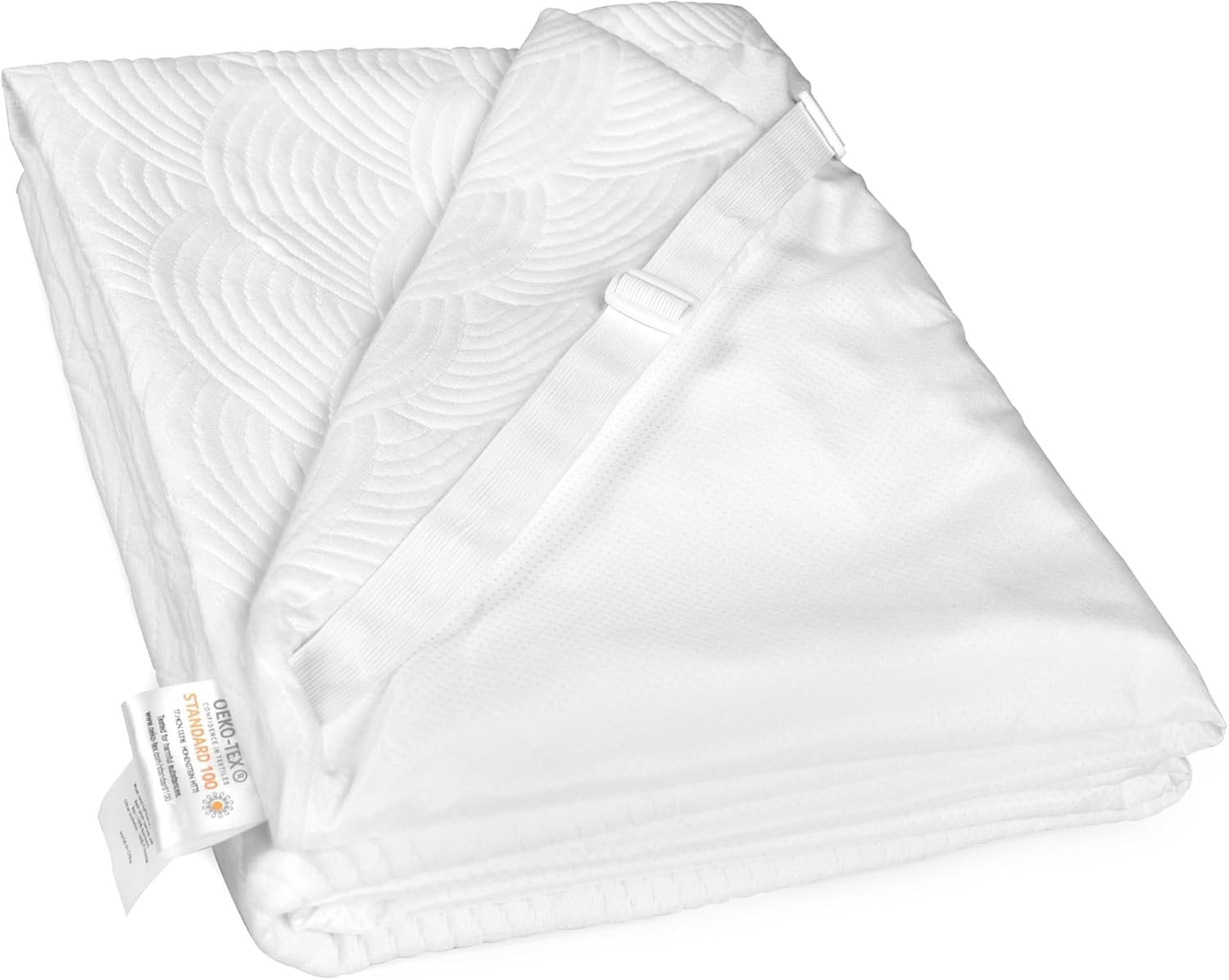 3" Full Mattress Topper Cover, Oeko-TEX Certified, Ultra-Soft Zippered ...