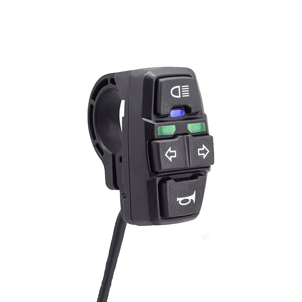 3 Function 7/8in Handlebar Switch Assembly Turn Signal Headlight Horn ...