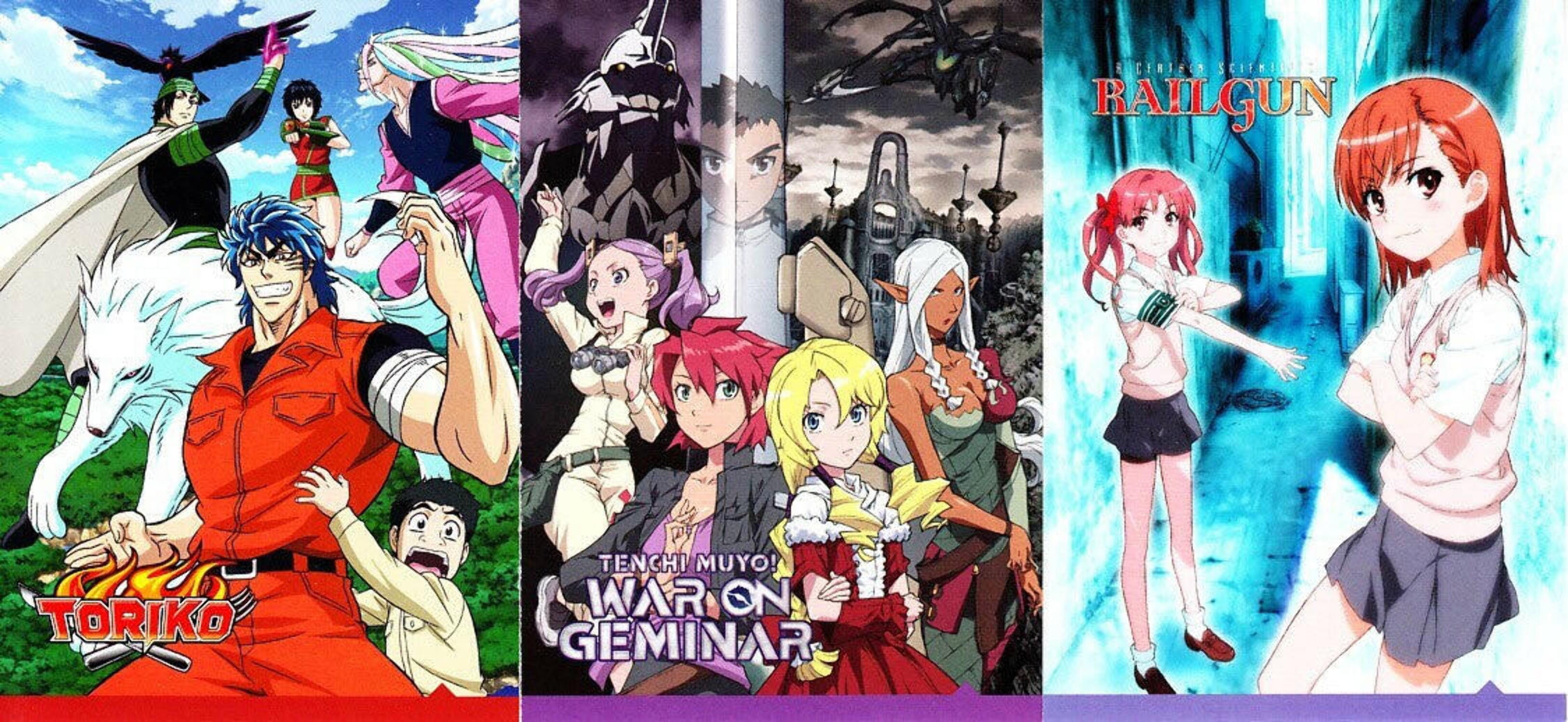 3 Funimation 2013 Comic-Con anime promo cards (Railgun Toriko War on ...