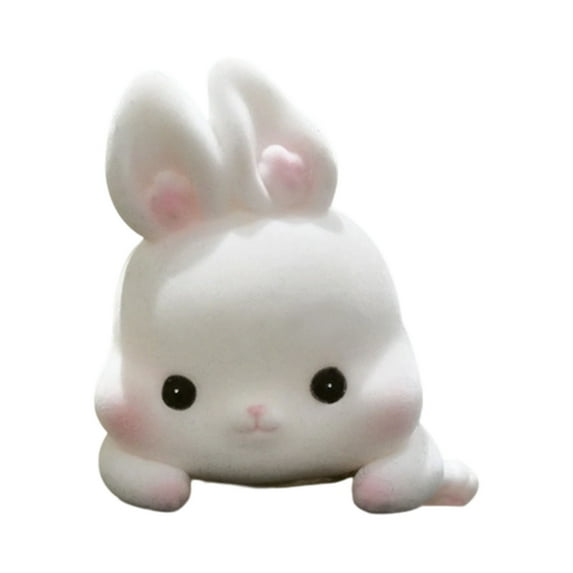 3. Furry Miniature Figurine Soft Plush Desk Ornament for Computer ...