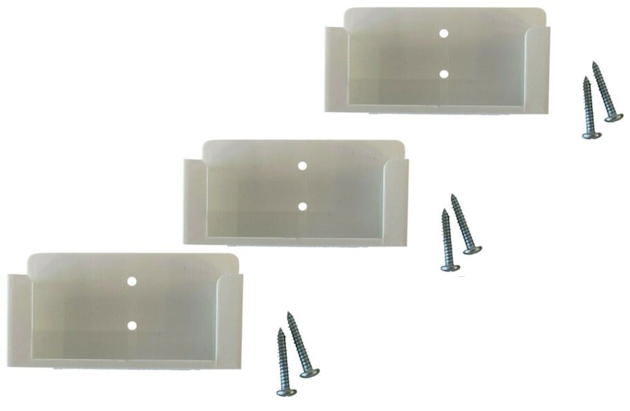 3 GARAGE DOOR WIRELESS WALL BUTTON WHITE MOUNT FOR CHAMBERLAIN ...