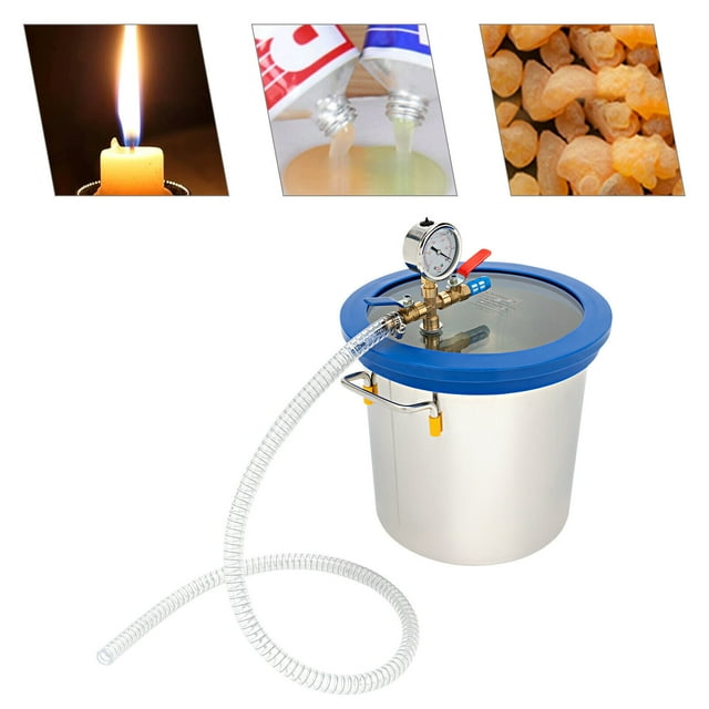 3 gal 11.36L Vacuum Chamber & Lid Degassing Chamber for Stabilizing ...