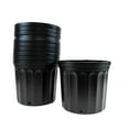 10-Pack 3 Gal. Durable Plastic Nursery Pots for Garden Growing and ...