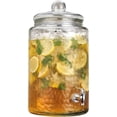 3 Gallon Classic Hammered Glass Ice Cold Beverage Drink Dispenser ...