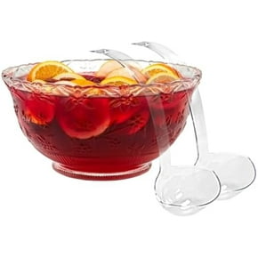 Clear Plastic Punch and Serving Bowls for Parties and Events