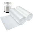 3 Gallon Clear Small Bathroom Trash Bags, Wastebasket Liners for Office ...
