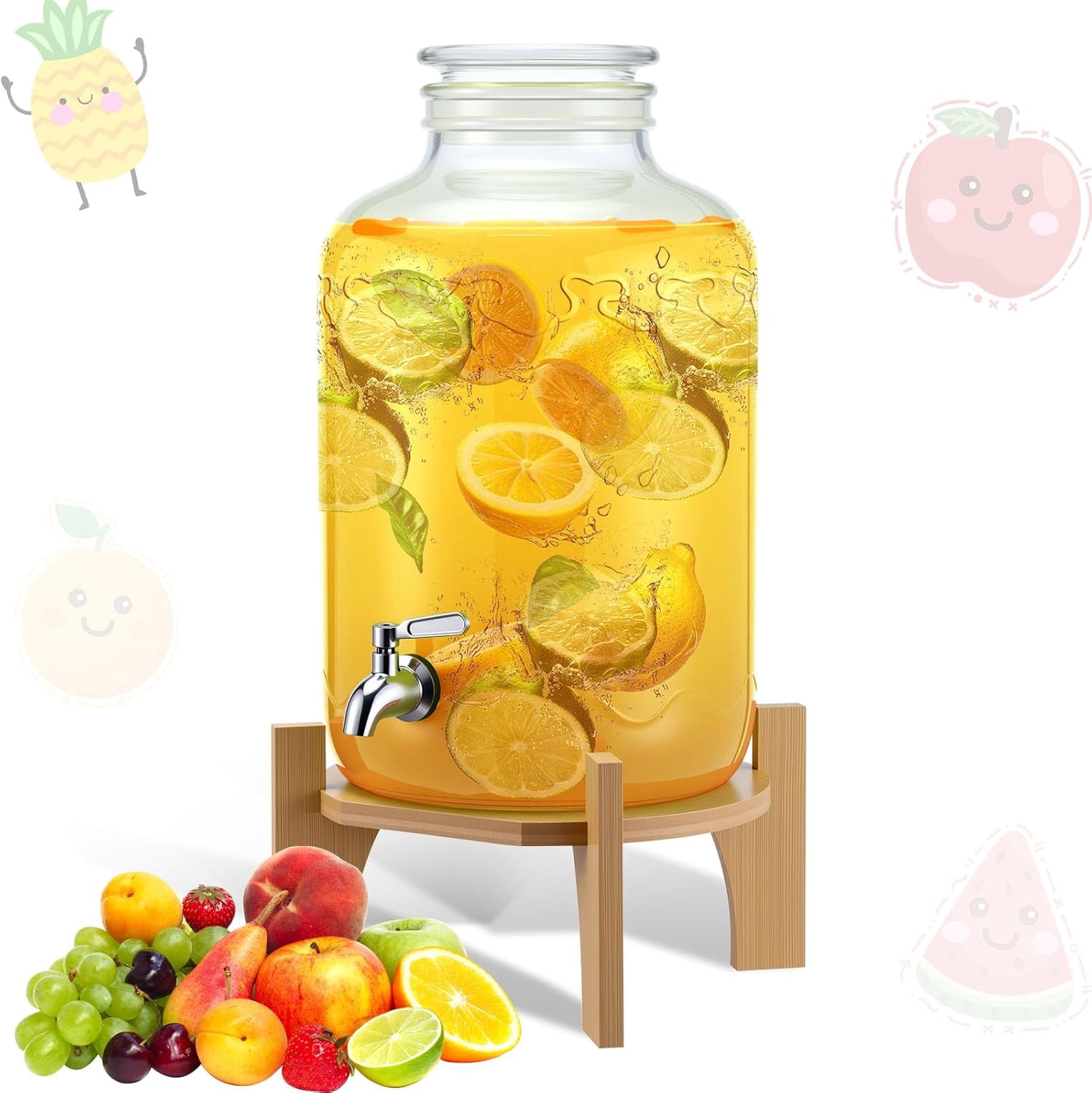 Lid 24 Gallon Beverage Dispenser Lid Glass