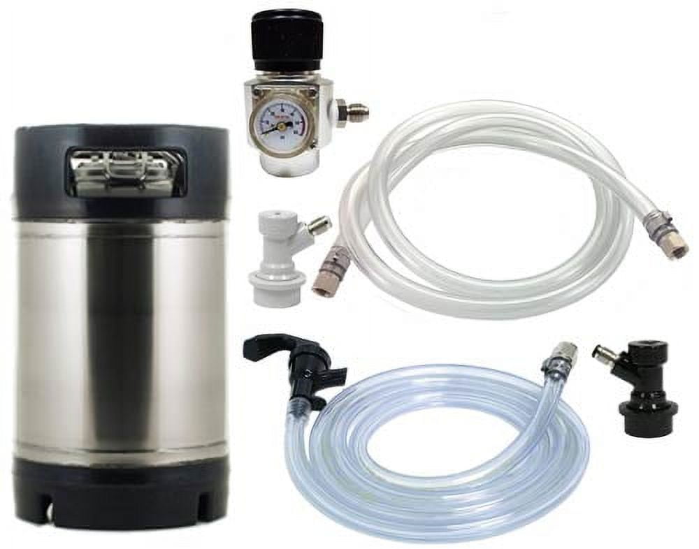 3 Gallon Economy Ball Lock Keg System with Paintball Regulator, New AIH ...