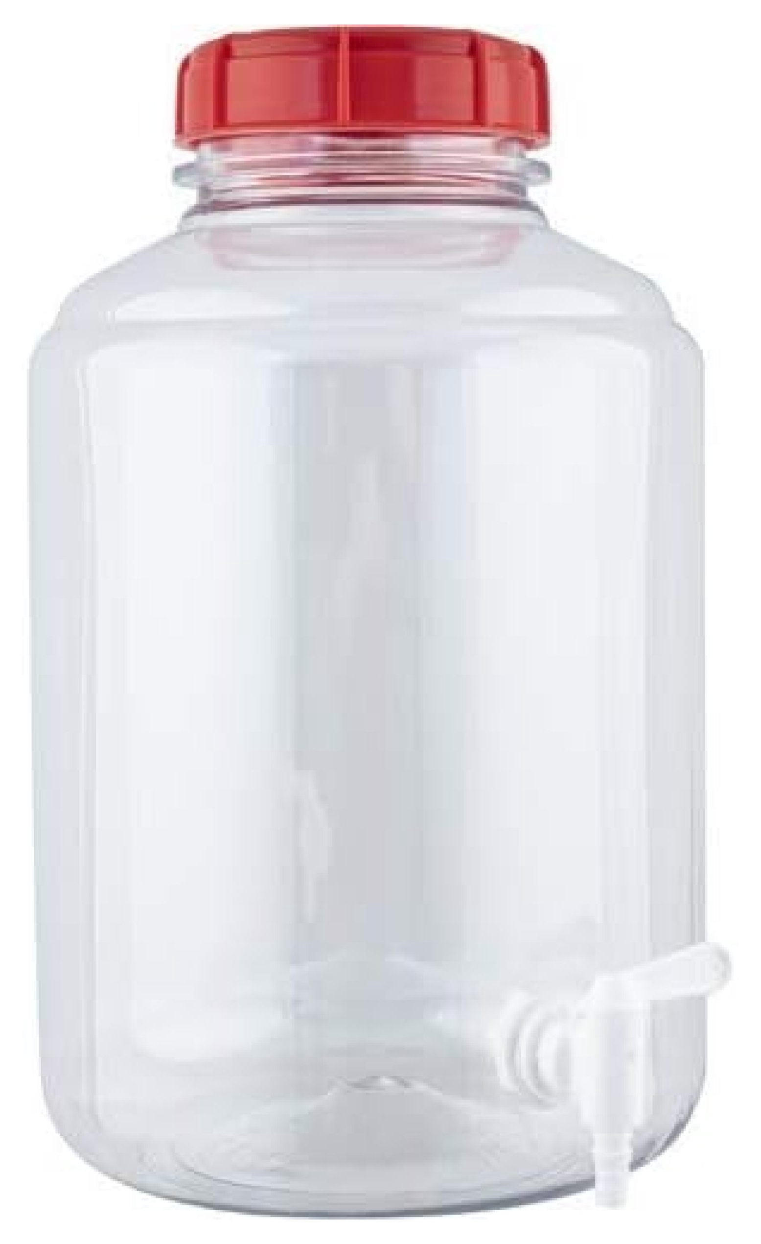 3 Gallon Fermenter with Spigot & Air Lock - Wide Mouth Plastic Carboy ...