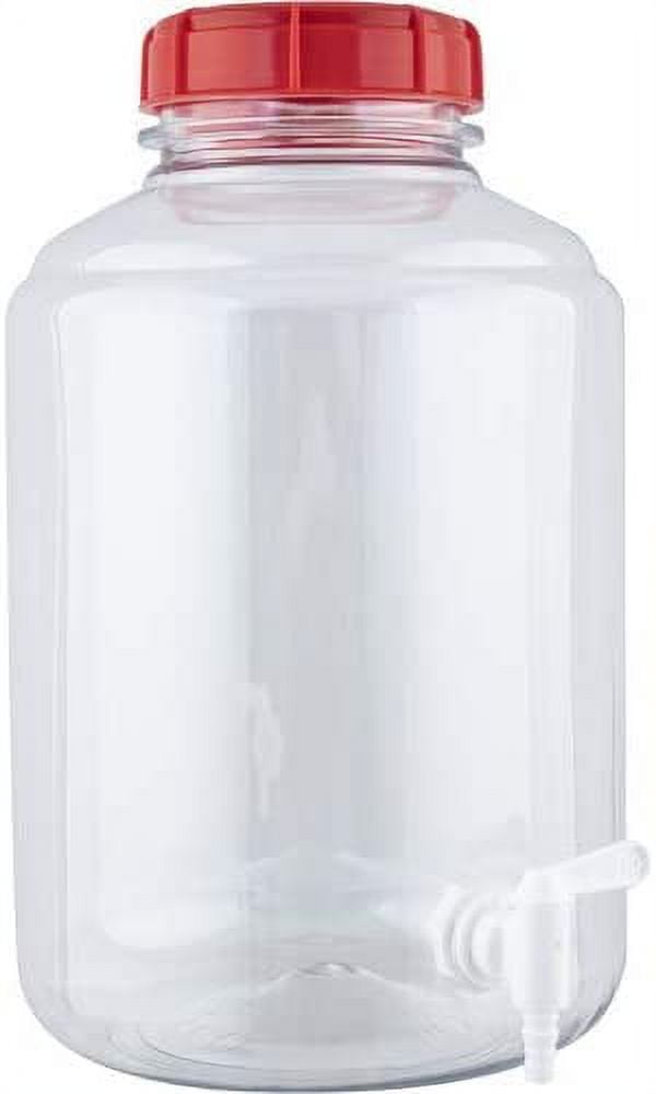 3 Gallon Fermonster Wide Mouth Plastic Fermenter with Spigot, Air Lock ...
