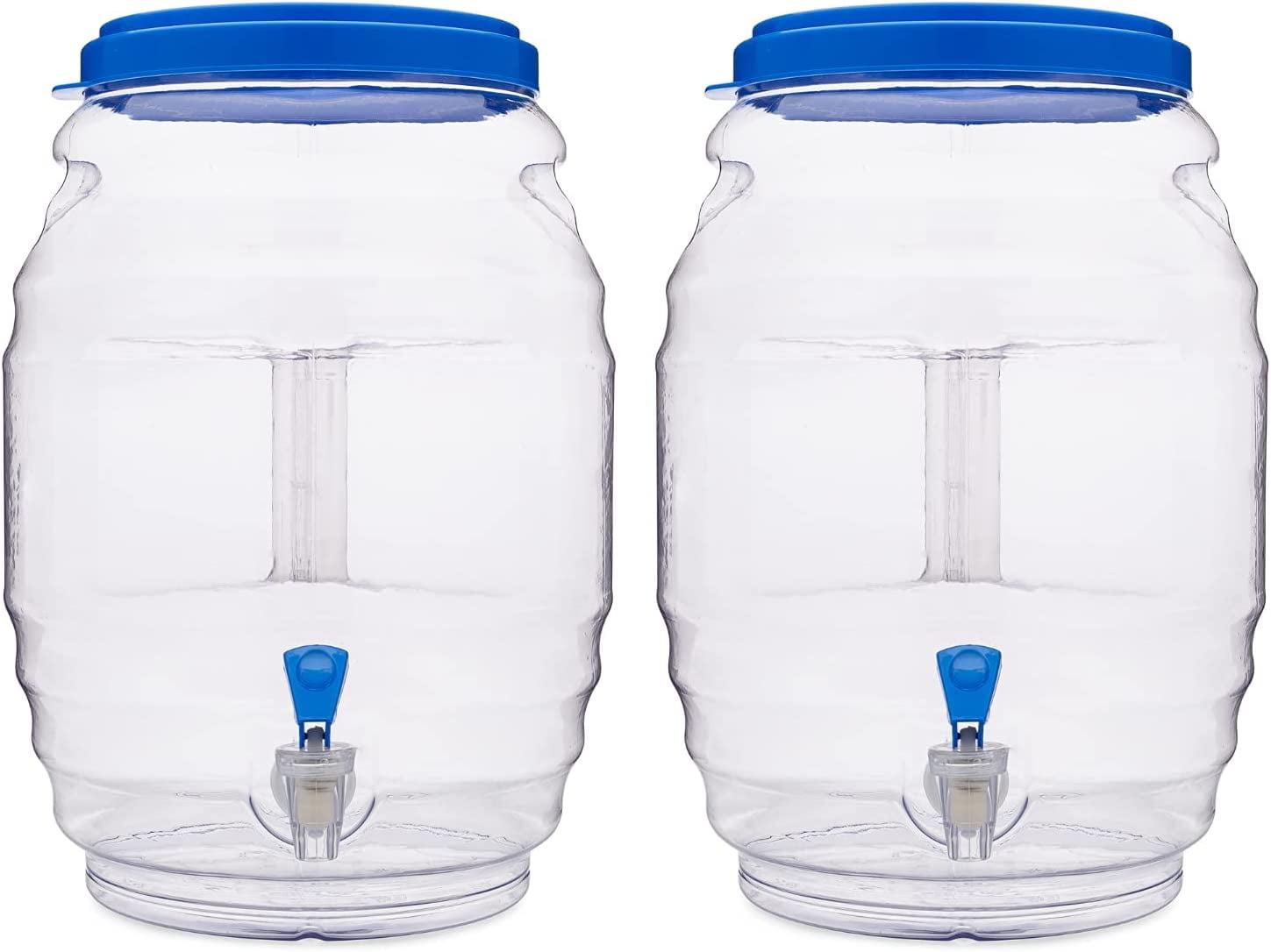3 Gallon Jug with Lid and Spout Set of 2 - Aguas Frescas Vitrolero ...