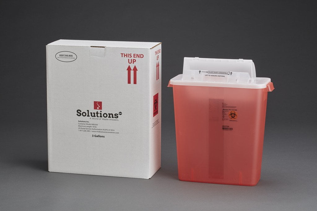 3-Gallon Sharps MailBack Kit - Walmart.com