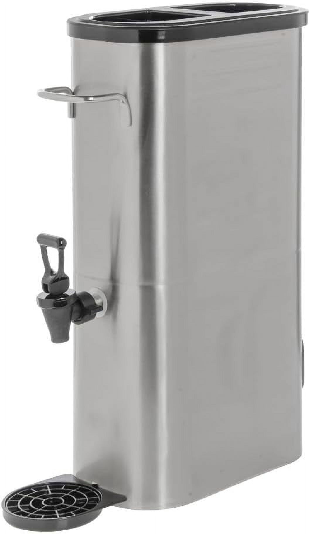 3 Gallon Stainless Steel Beverage Dispenser, Slim Profile, Ice Tea and ...