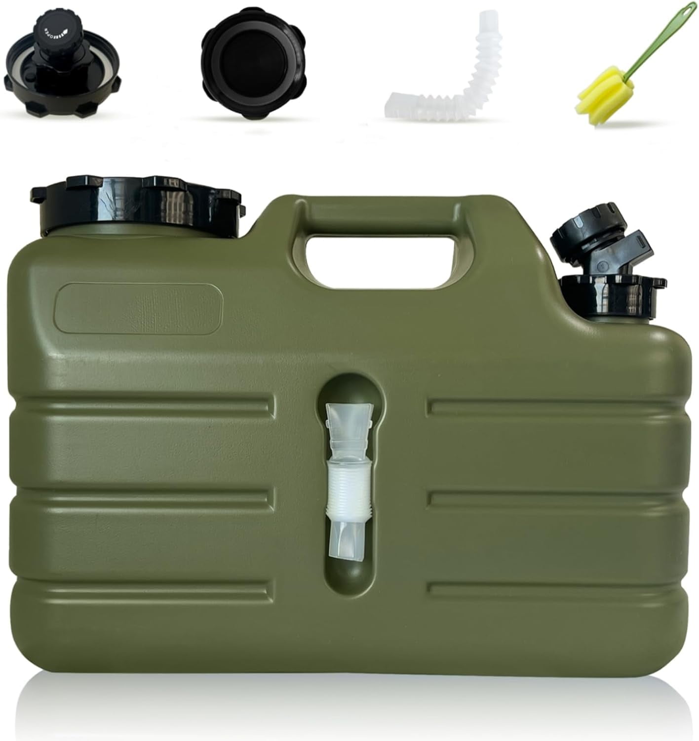 3 Gallon Water Container with Spigot, Portable Camping Water Jug, BPA ...