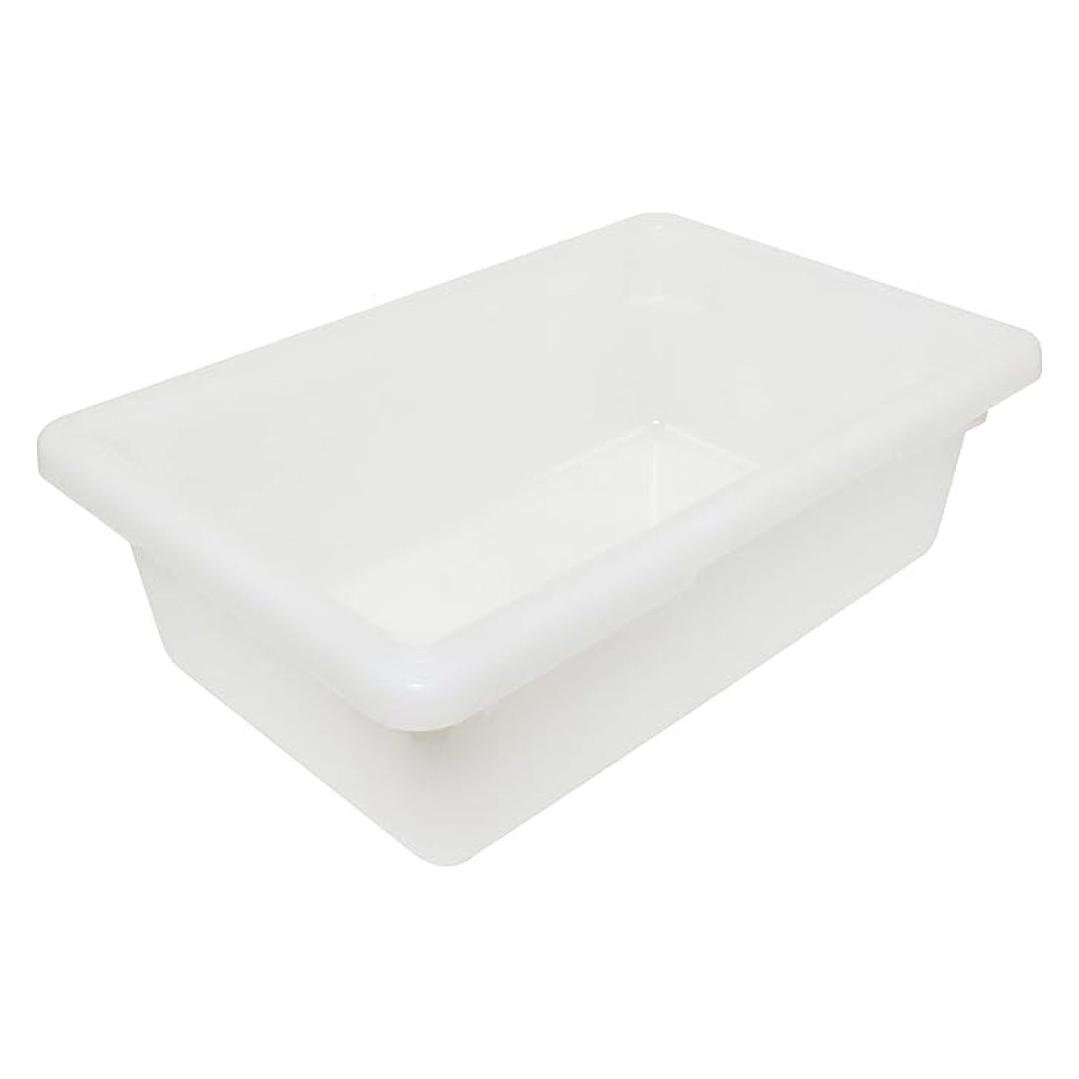 - 3 Gallon White Food Storage Box Polypropylene 12