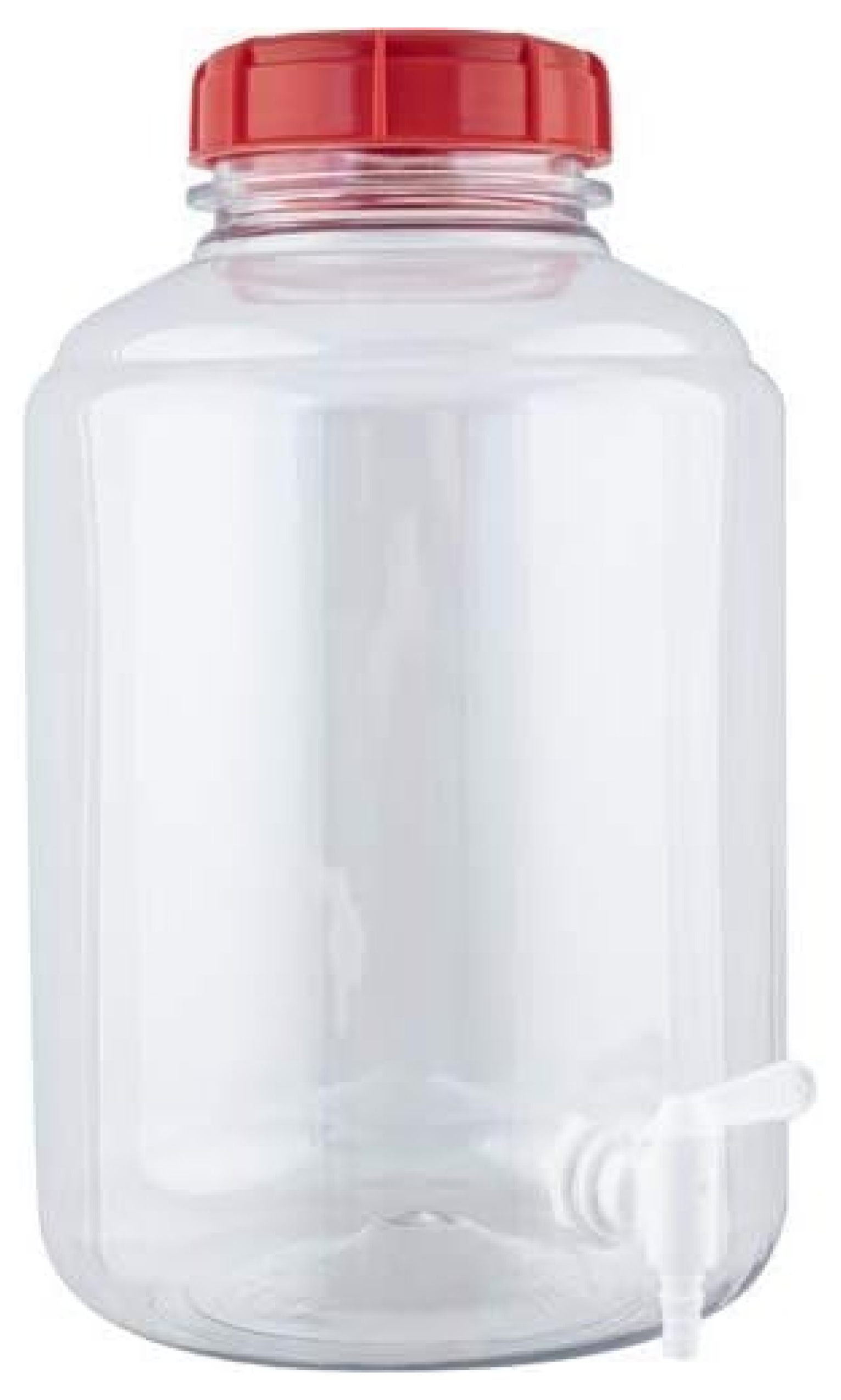 3 Gallon Wide Mouth Plastic Fermenter with Spigot, Air Lock and Stopper ...