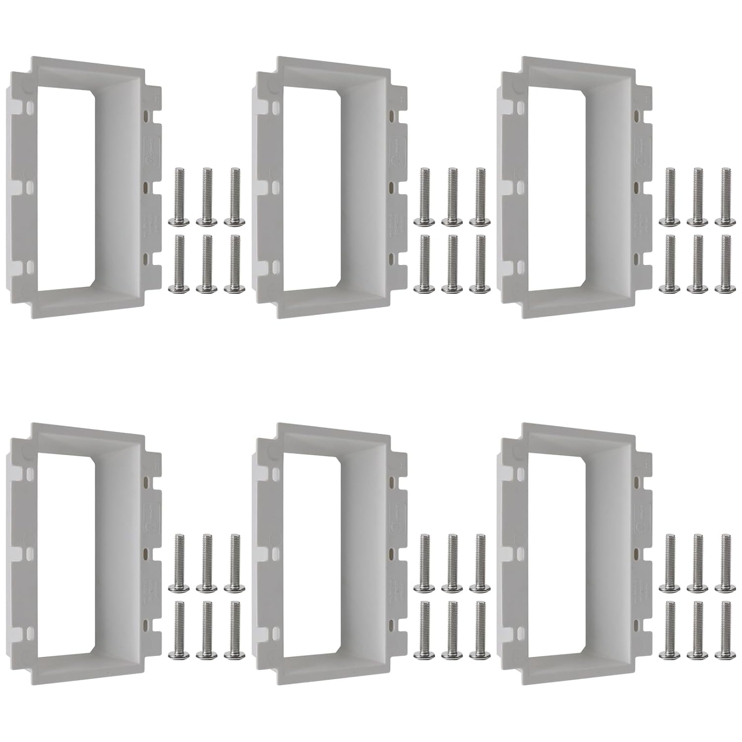 3-Gang BE3 Non-Metallic Electrical Power Outlet Box Extender(ETL Listed ...