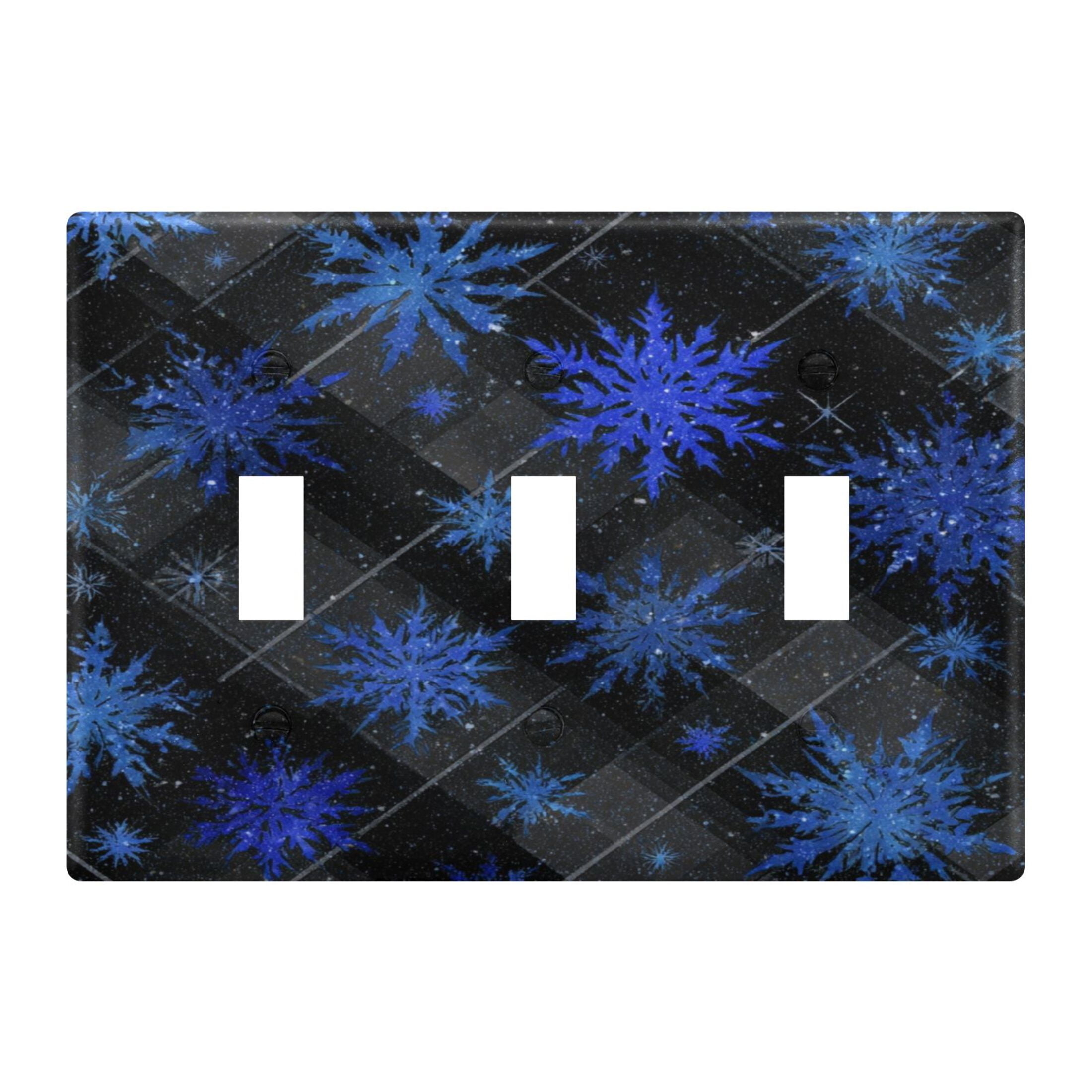 3-Gang Light Switch Wall Plate Outlet Cover for home electrical outlets ...