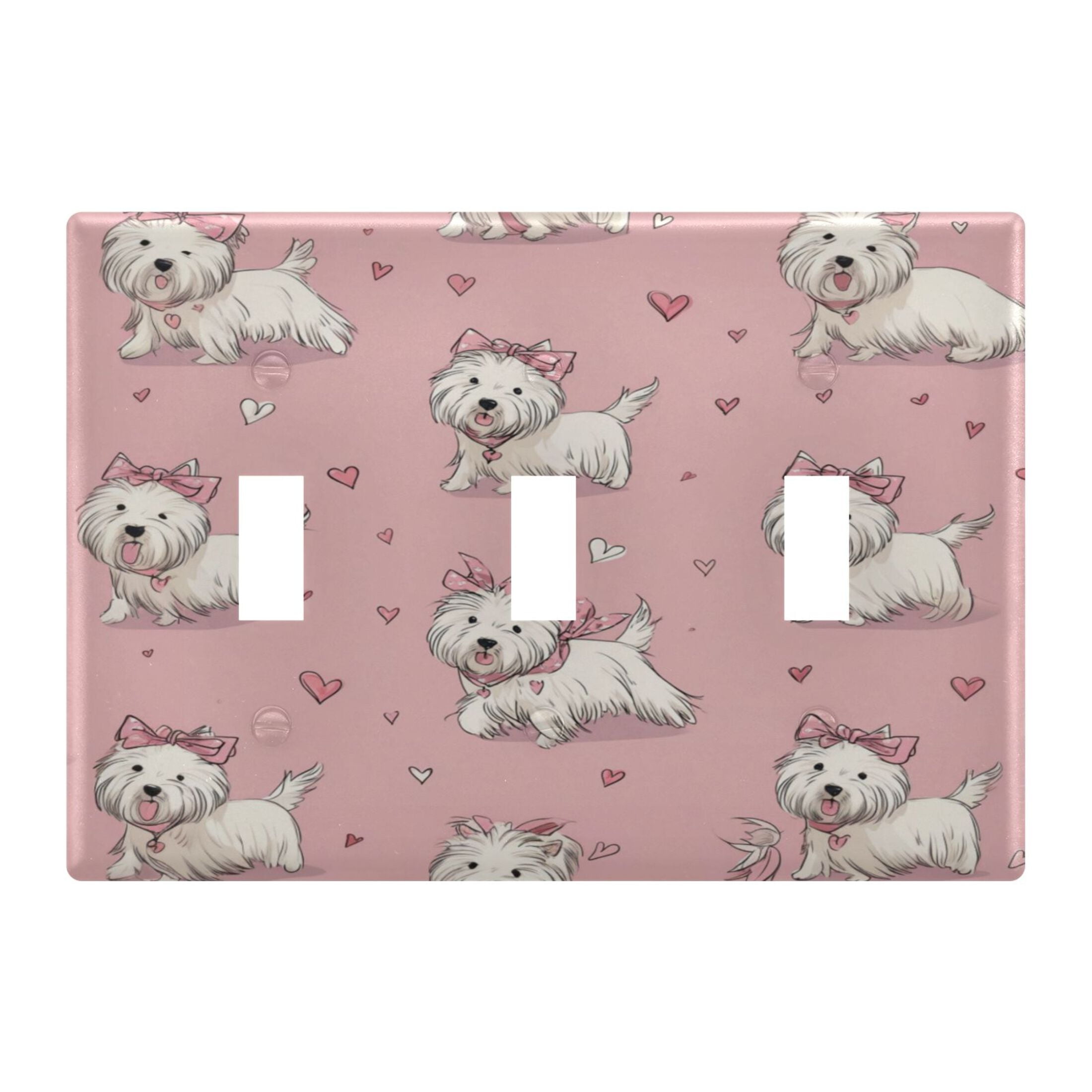 3-Gang Light Switch Wall Plate Outlet Cover for home electrical outlets ...