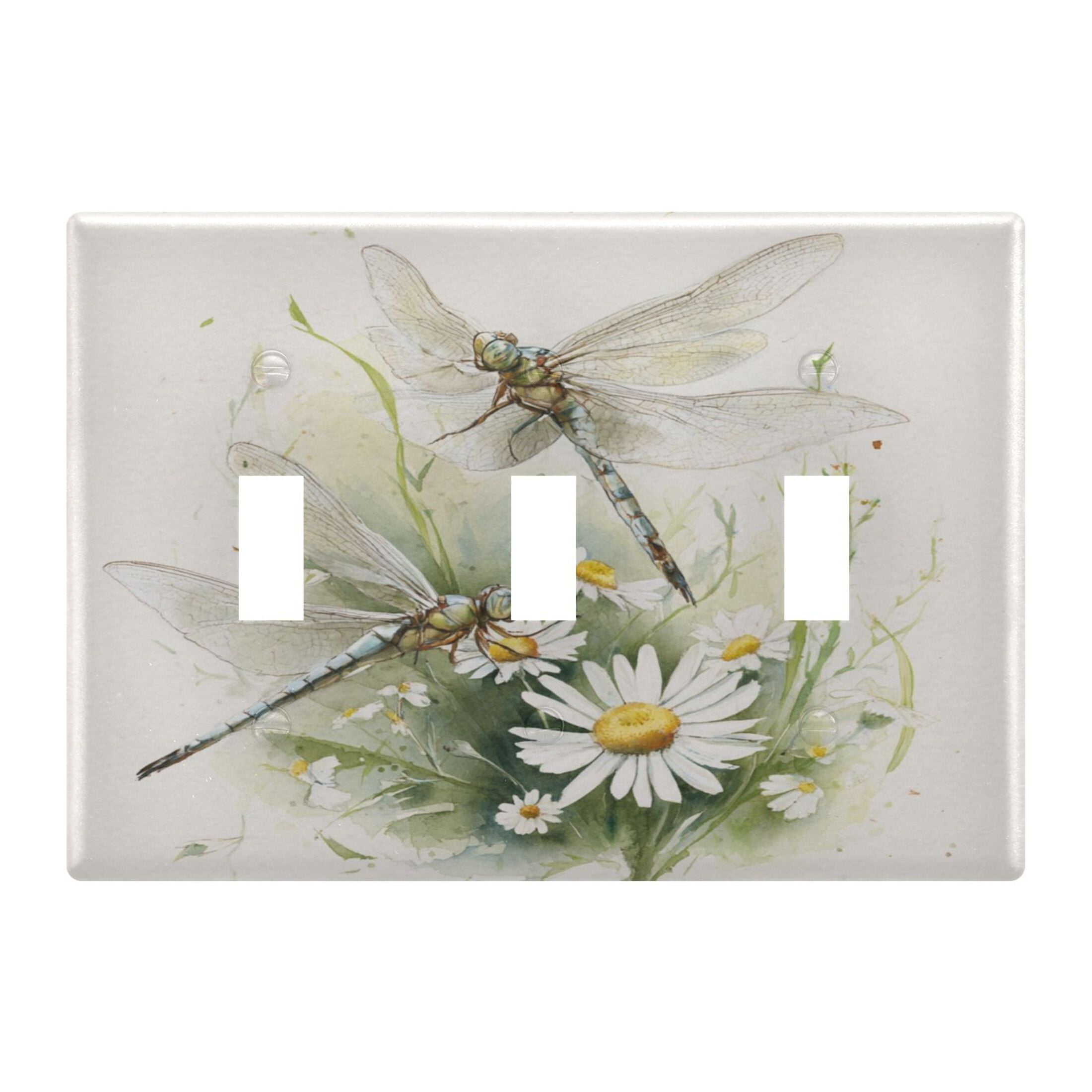 3-Gang Light Switch Wall Plate Outlet Cover for home electrical outlets ...