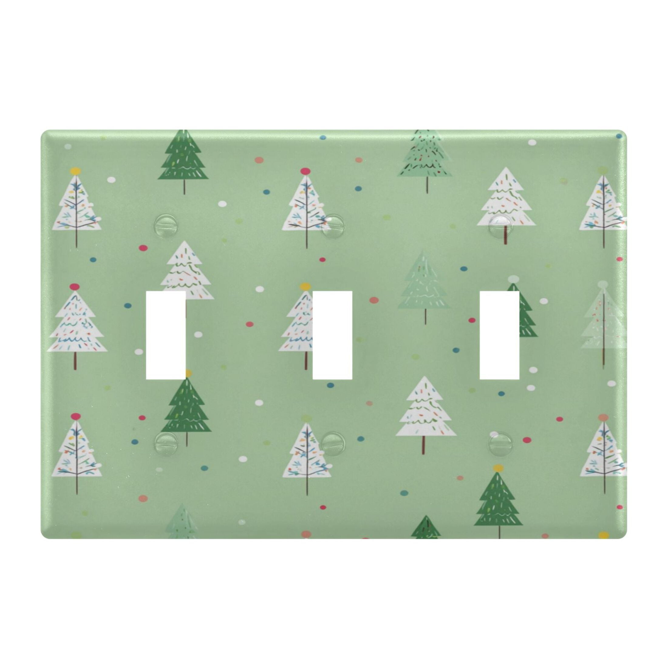 3-Gang Light Switch Wall Plate Outlet Cover for home electrical outlets ...
