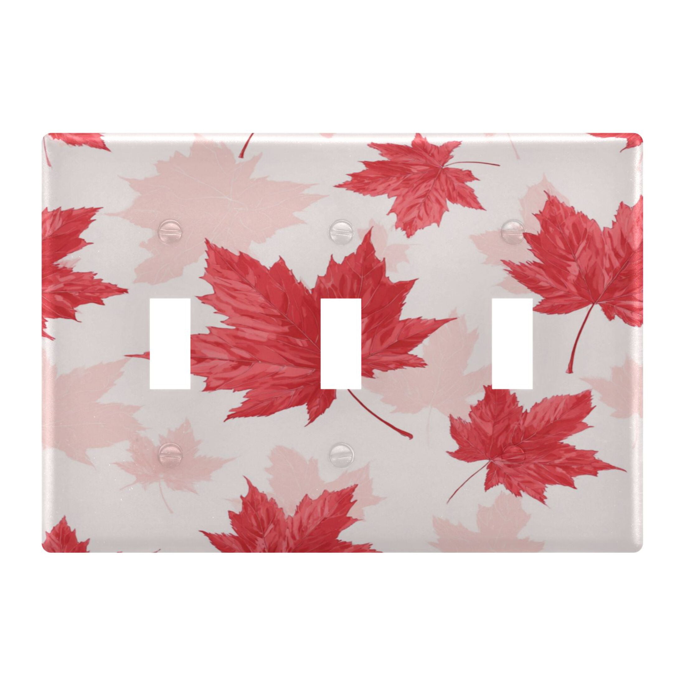 3-Gang Light Switch Wall Plate Outlet Cover for home electrical outlets ...