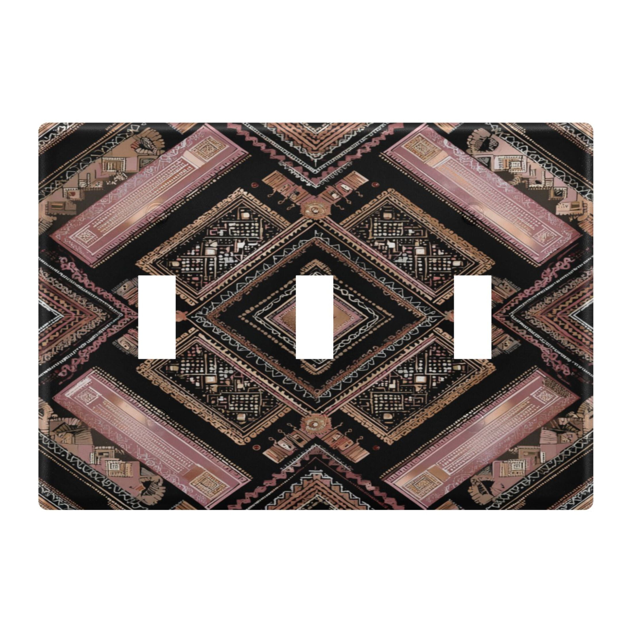 3-Gang Light Switch Wall Plate Outlet Cover for home electrical outlets ...