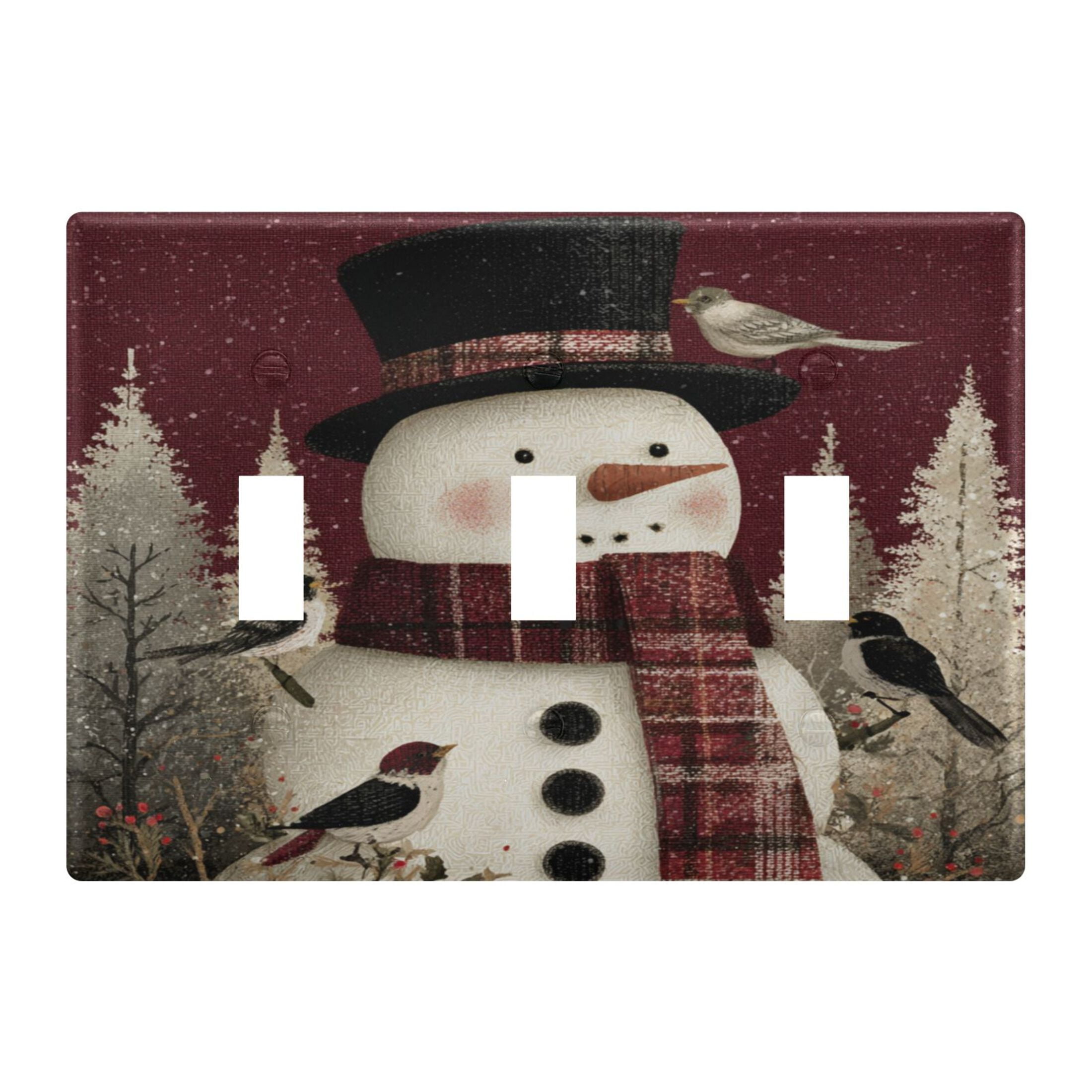 3-Gang Light Switch Wall Plate Outlet Cover for home electrical outlets ...