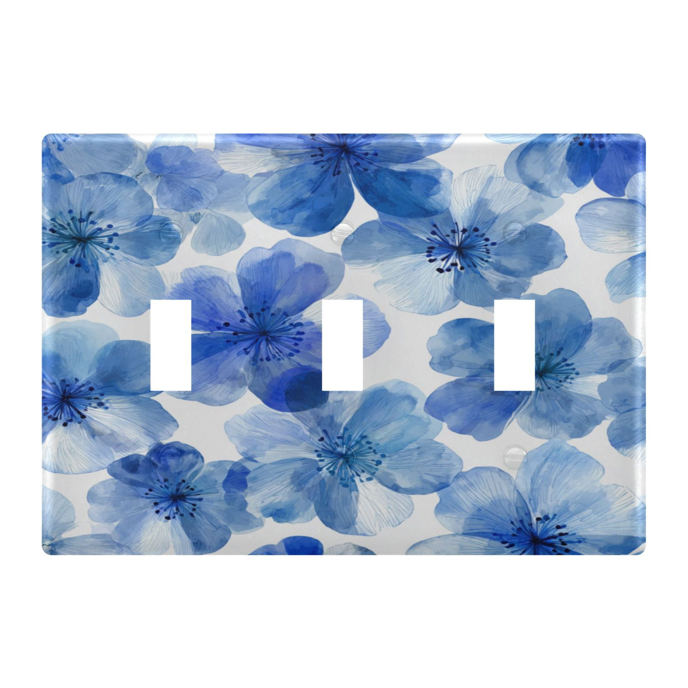 3-Gang Light Switch Wall Plate Outlet Cover for home electrical outlets ...