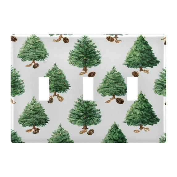 3-Gang Light Switch Wall Plate Outlet Cover for home electrical outlets ...