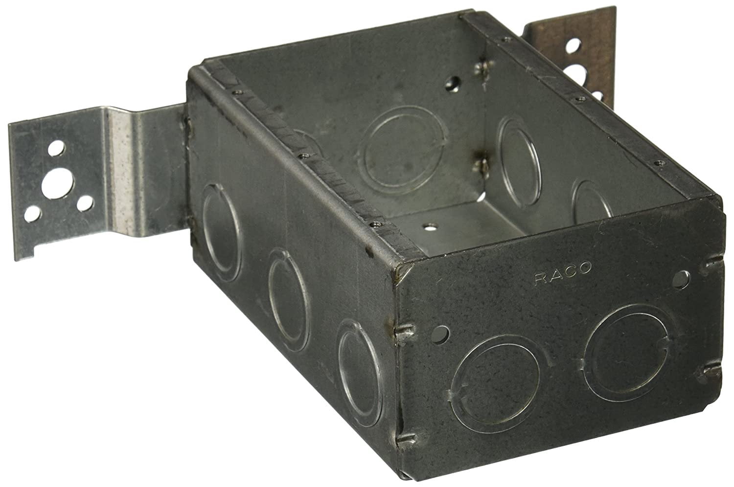 RACO 3-Gang Switch Box Welded - Eleven 1/2 & Eleven 3/4 in KO's - 2-1/2 ...