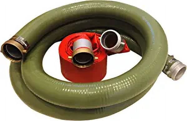 3" Gas Powered Water Pump Hoses Intake and Discharge Hose (15' Intake ...