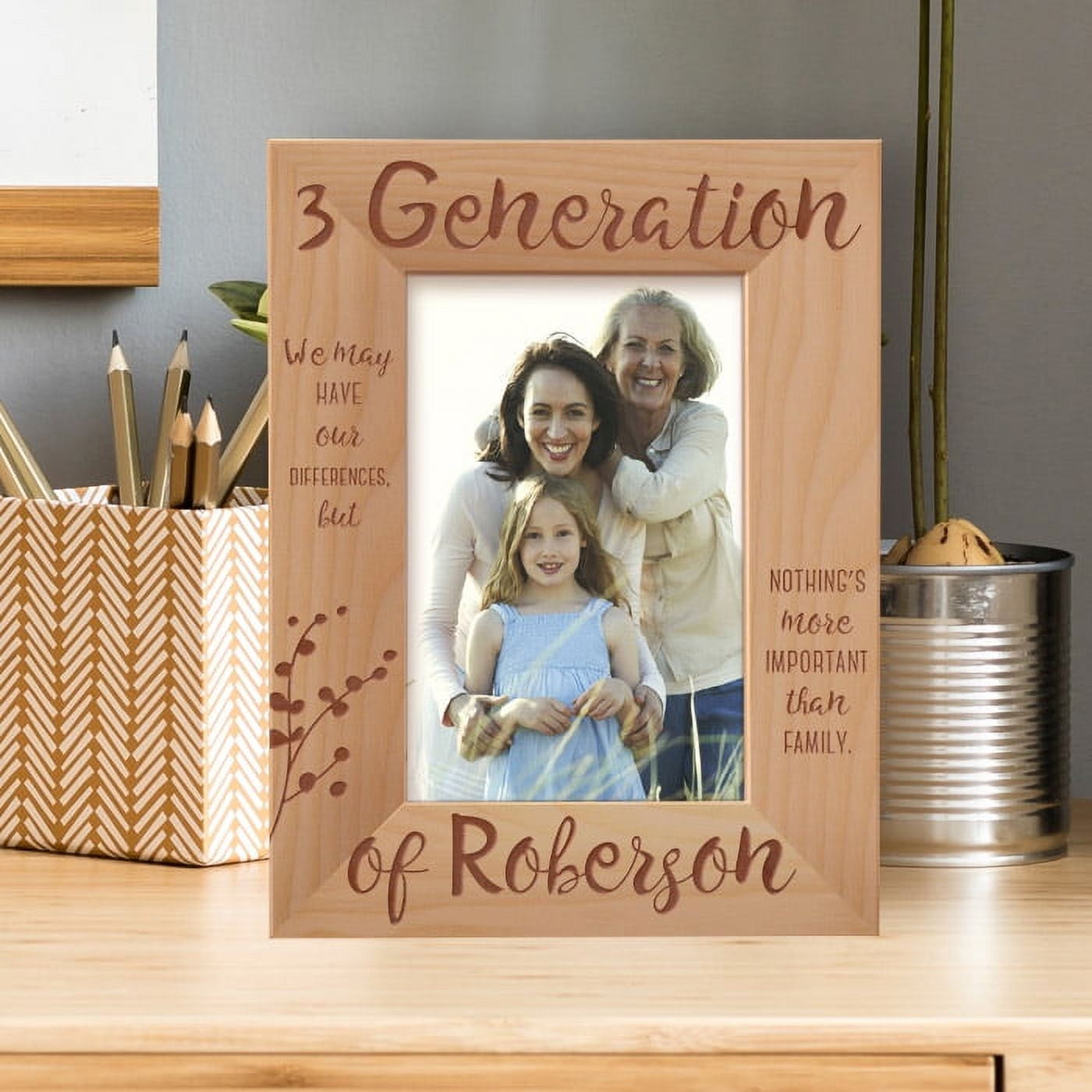 3 Generation We May Have Our Differences But Personalized Wooden Frame ...