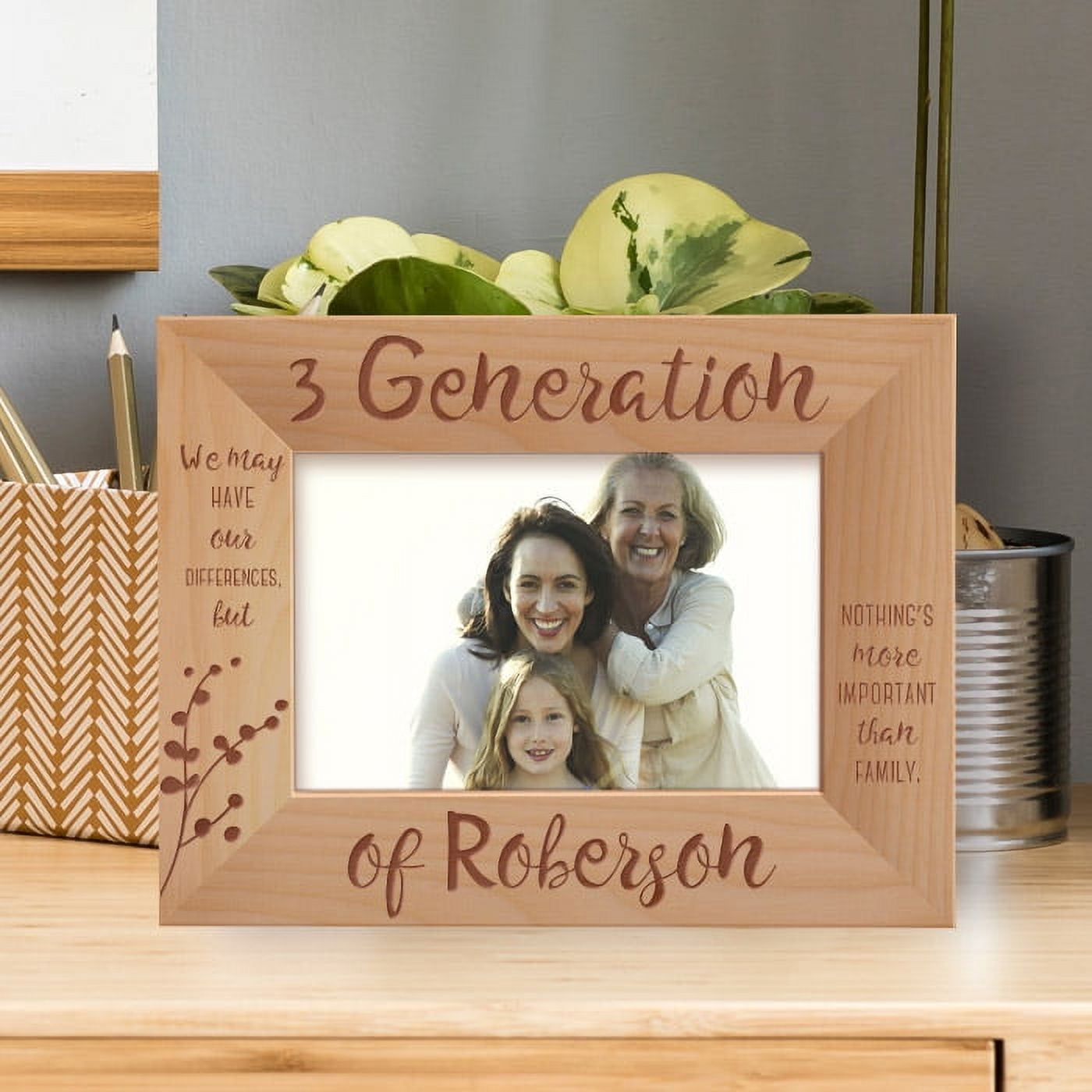 3 Generation We May Have Our Differences But Personalized Wooden Frame ...