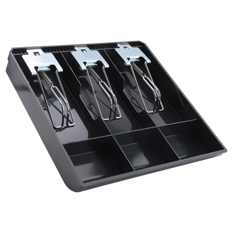 3-Grid Money Cash Coin Register Insert Tray Replacement Cashier Drawer ...