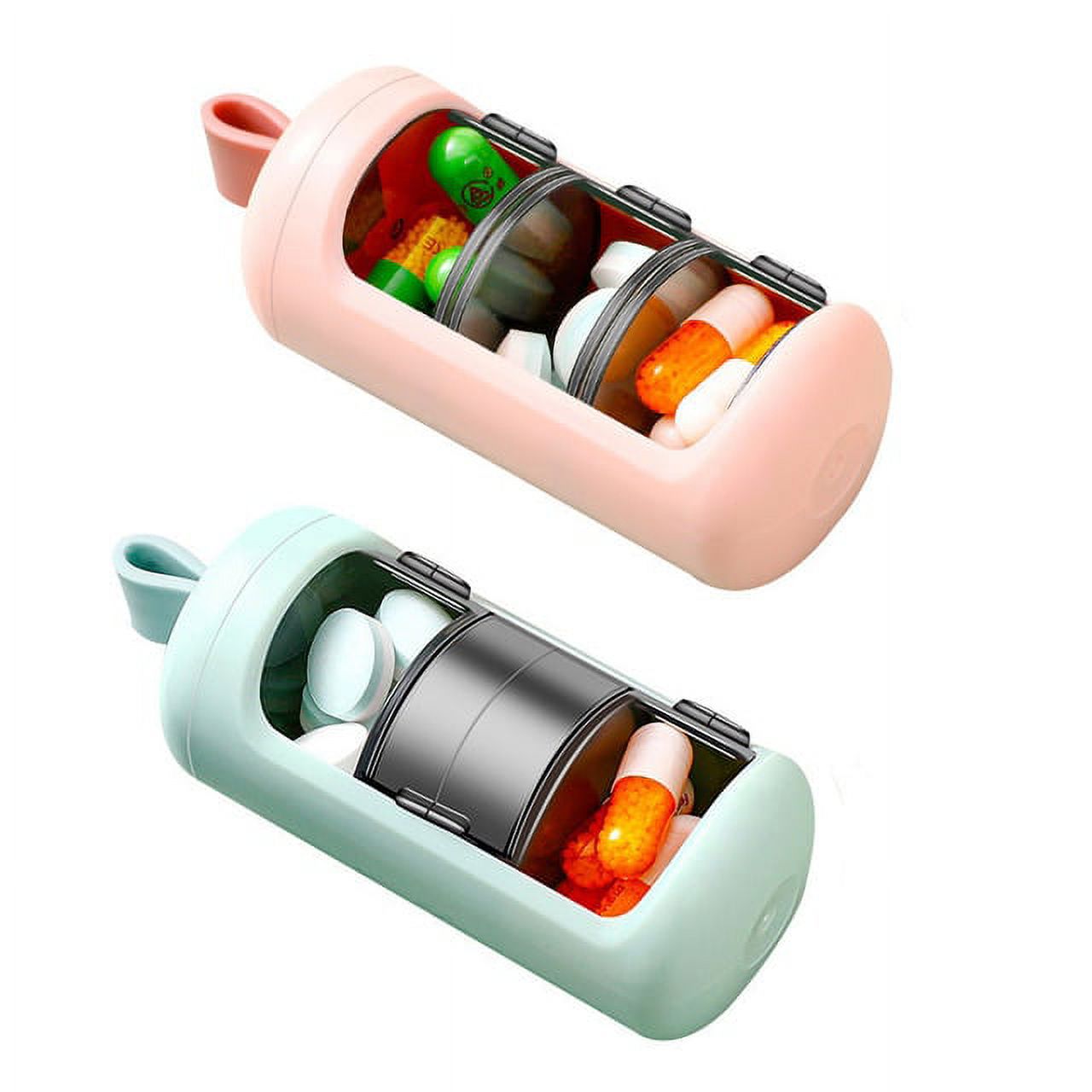 3 Grids Pill Case Plastic Travel Medicine Box Cute Small Tablet Pill ...