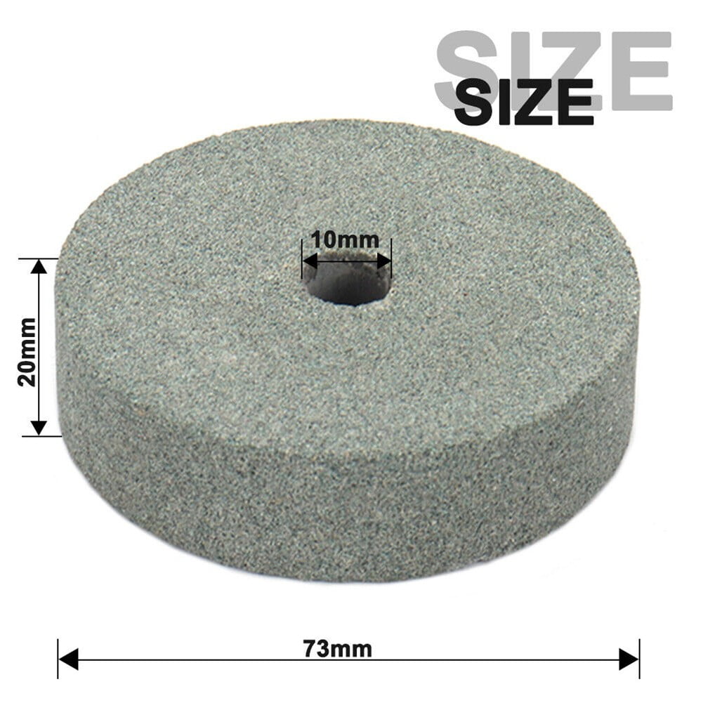 3" Grinding Stone Polishing Wheel 10Mm Bore Set For Bench Grinder Metal Working (Gray) - Walmart.com