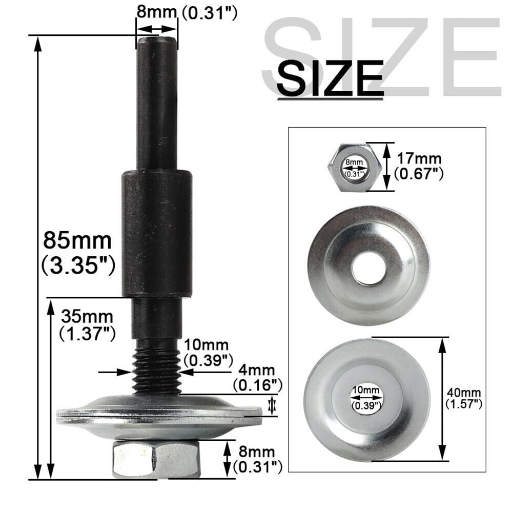 3\" Grinding Stone Polishing Wheel 10mm Bore Set for Bench Grinder ...