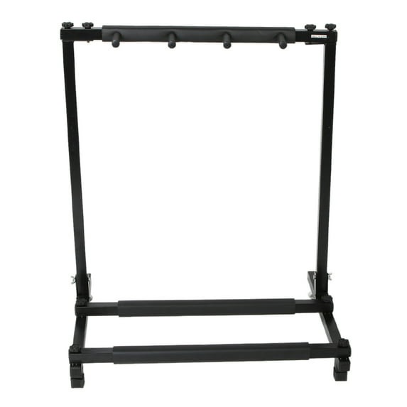 3-Guitar Folding Stand - Heavy Duty Triple Instrument Holder Rack for ...