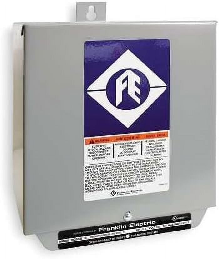 3 HP, 230V, 1 PHASE Submersible Water Pump Control Box, 2823028110 ...