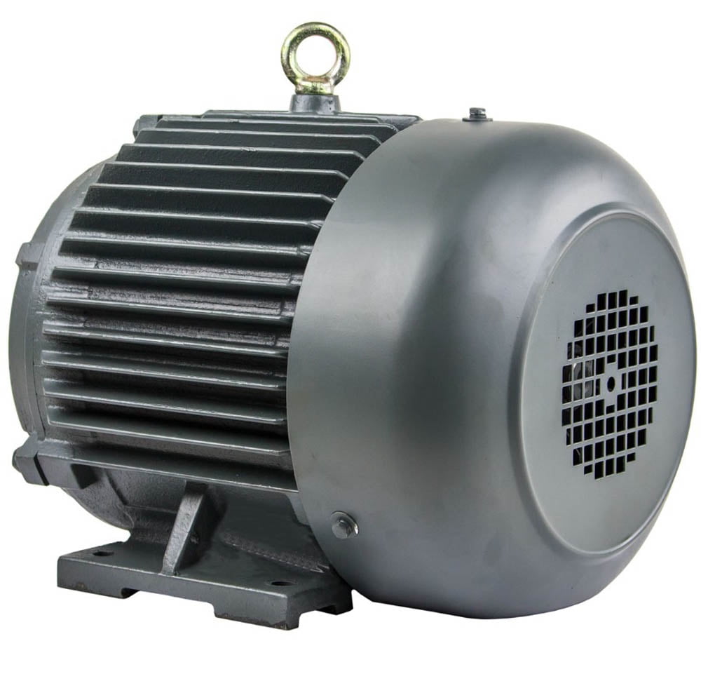 Premium Efficiency 3HP Electric Motor, Three-Phase, 182T Frame, 1800RPM ...