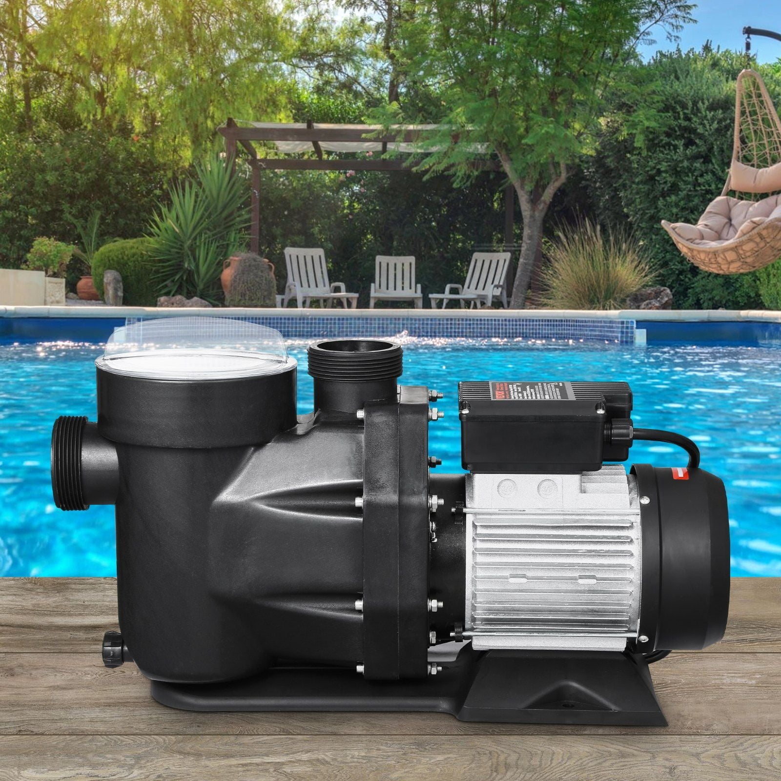 3 HP Single Speed Above Ground Pool Pump 149 GPM 3450 RPM 220V - High ...