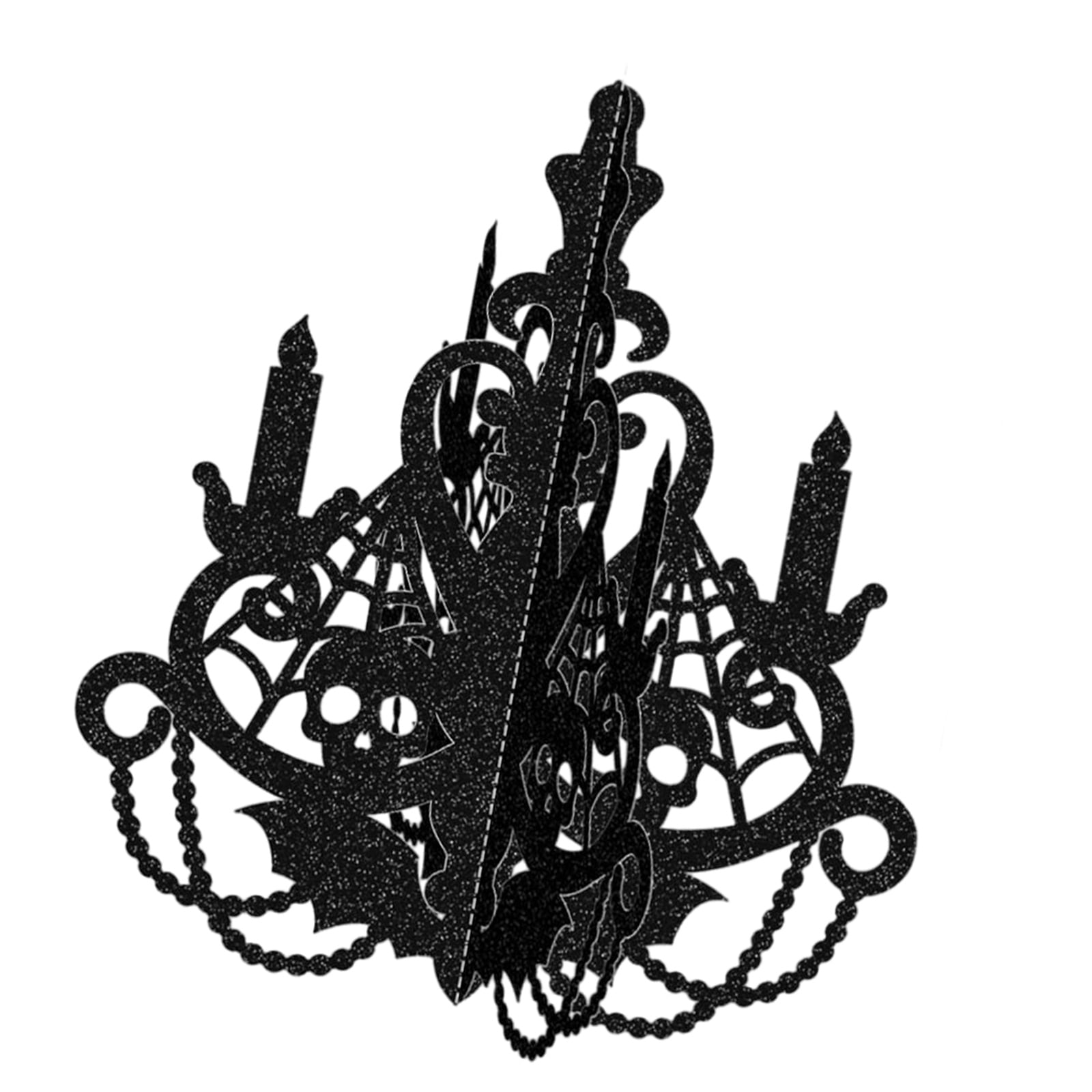 3. Handmade Foldable Halloween Holders Paper Craft Chandelier for ...