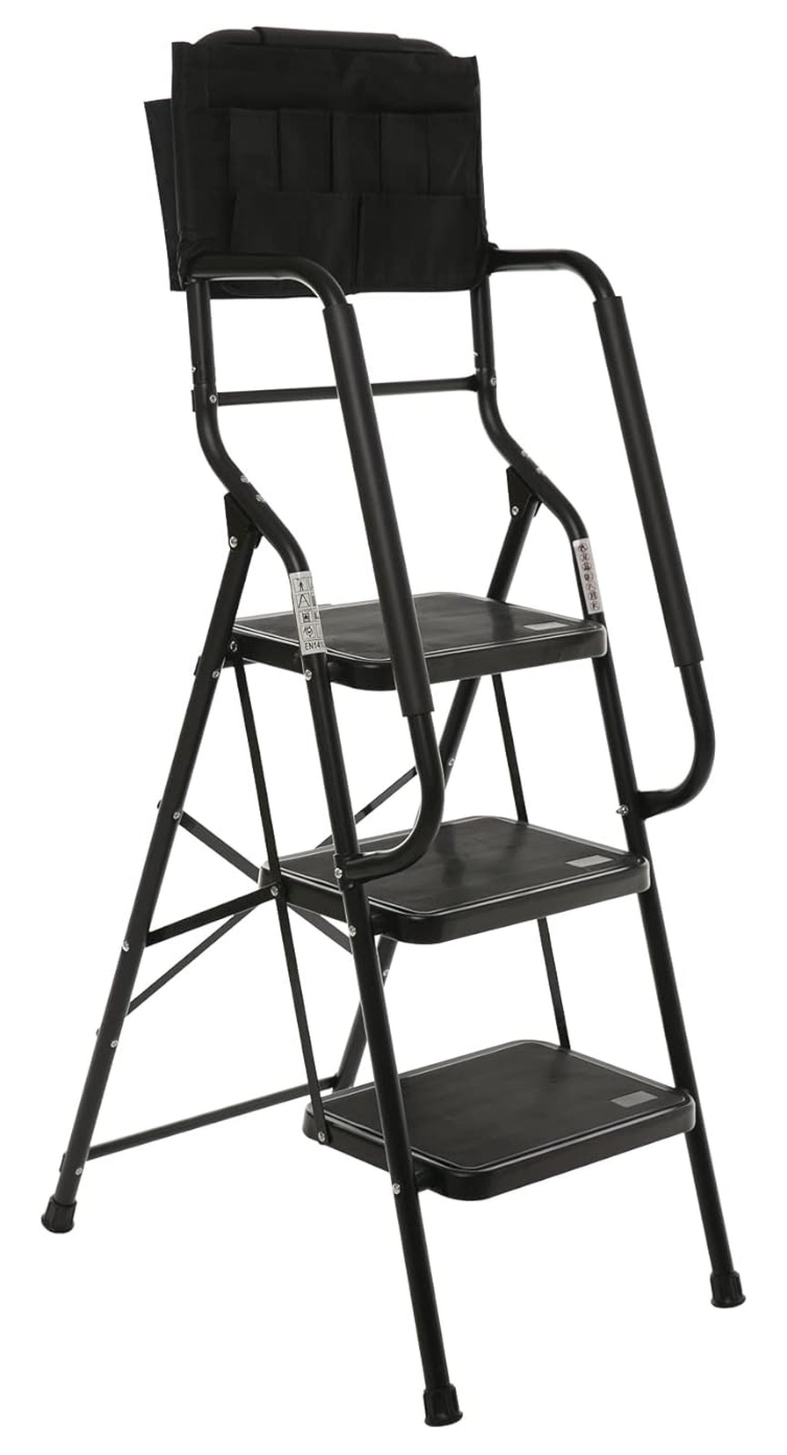 3 with Handrails 500 lb Capacity Step Stool Folding Ladders for Home ...