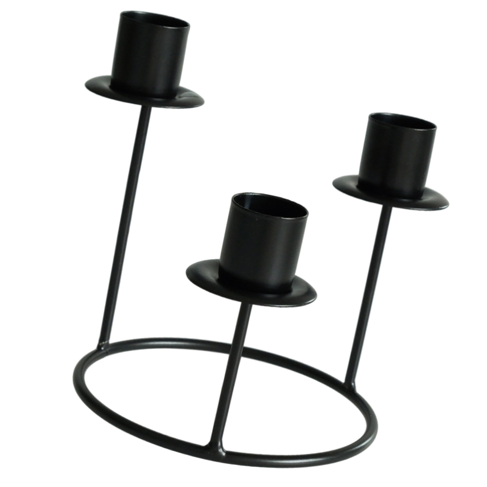 3 Head Elegant Nordic Metal Holder Candlestick Metal Centerpieces for ...