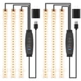 3 Head Full Spectrum LED Grow Light Strips 2 Pack Warm 8.6 Inch For ...
