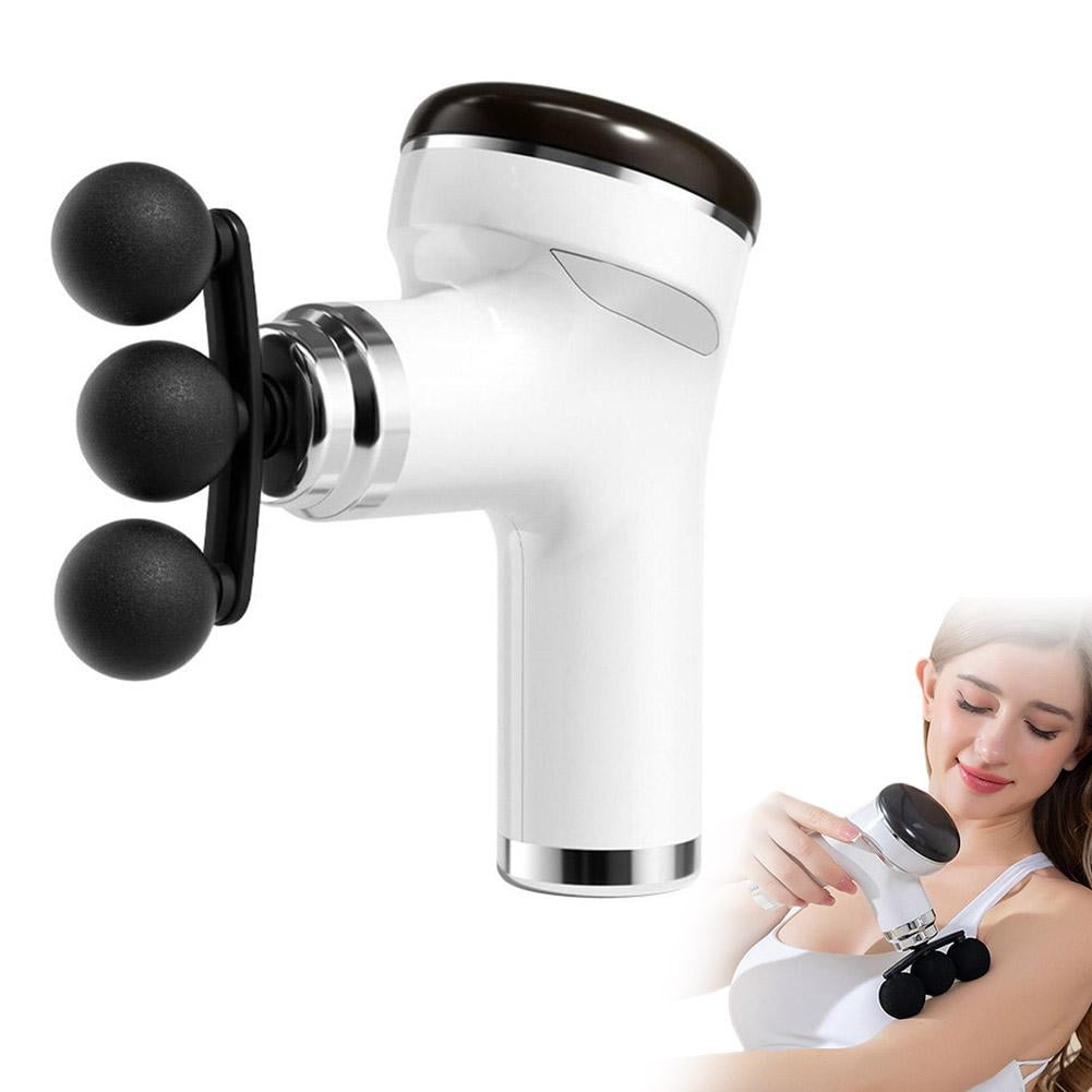 3 Head Massage Gun Deep Tissue- Fascia Blaster for Back, Shoulders ...